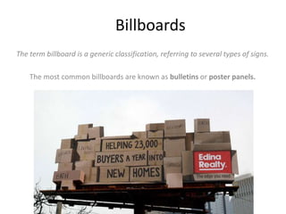 Billboards | PPTX