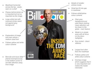 Magazine Codes and Conventions - Billboard Specific | PPTX