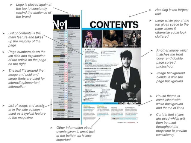 Magazine Codes and Conventions - Billboard Specific | PPTX | Desktop ...
