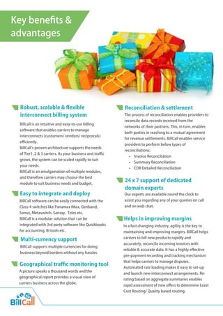 Bill call product overview | PDF