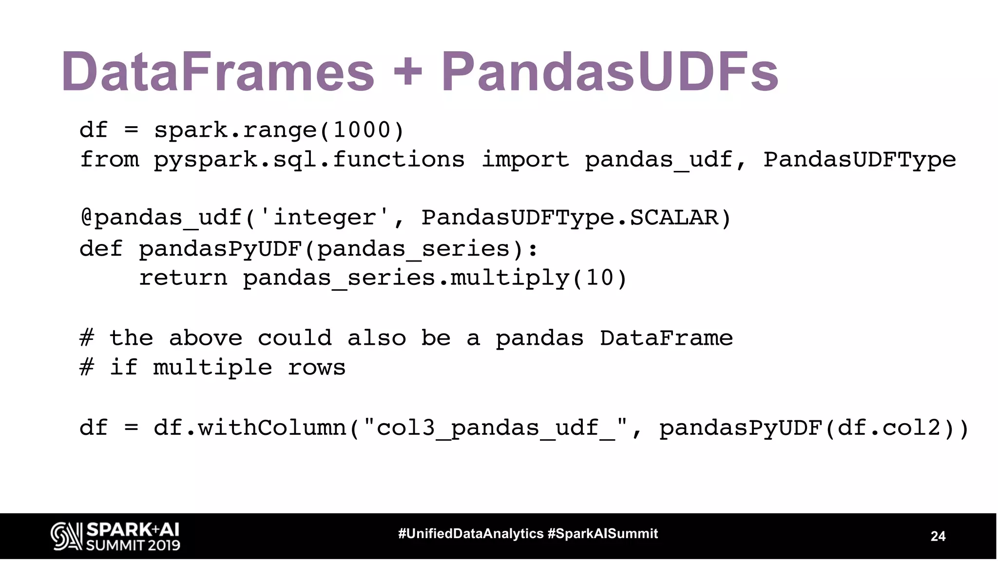 Tactical Data Science Tips: Python and Spark Together | PPT