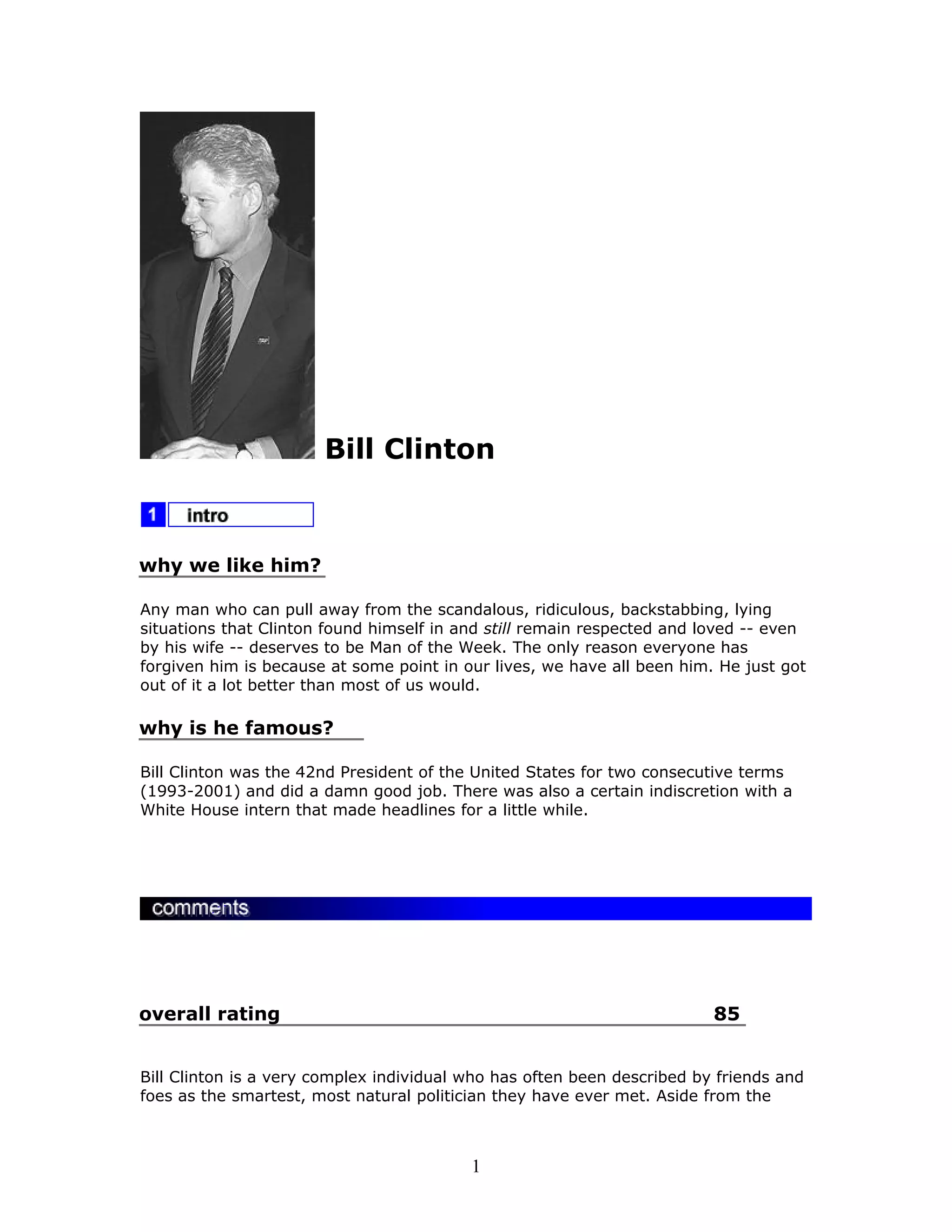 Bill clinton | DOC