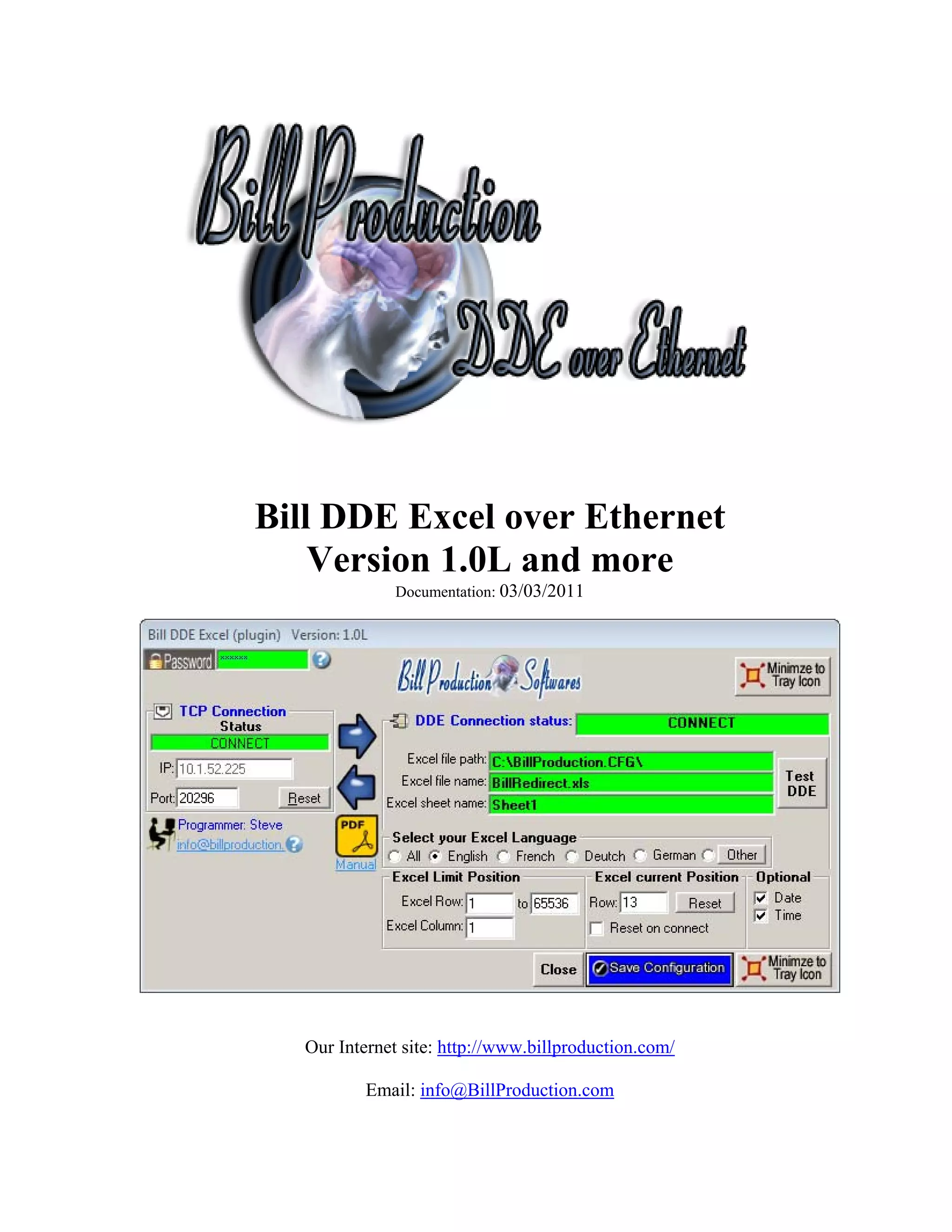 Microsoft Excel and RS-232 peripherals protocol communication DDE | PDF