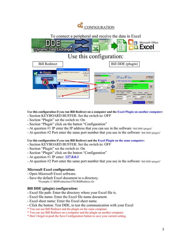 Microsoft Excel and RS-232 peripherals protocol communication DDE | PDF