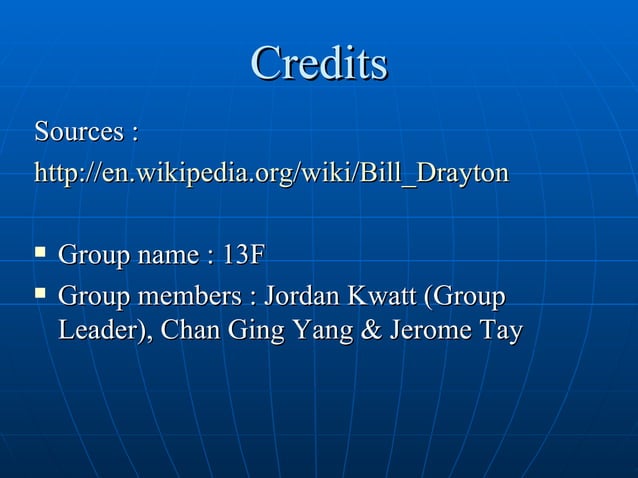 Bill drayton the social entrepreneur | PPT