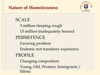 Homelessness: A European Perspective | PPT