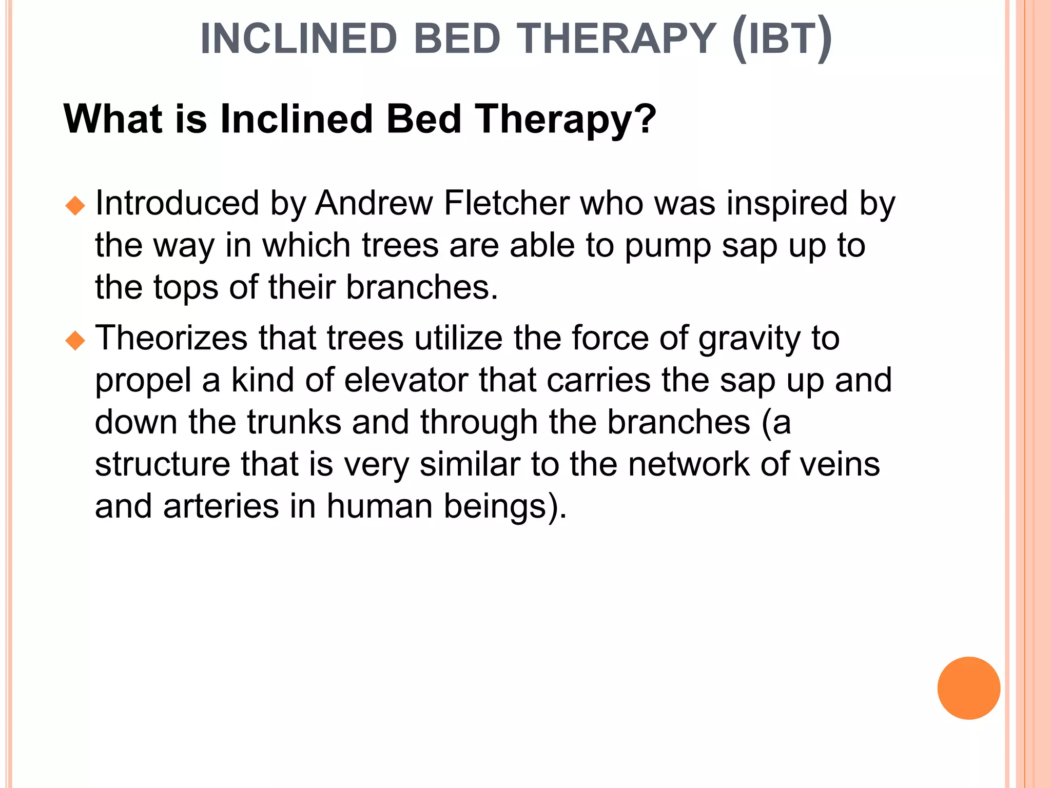 Inclined Bed Therapy and Diabetes Study | PPTX