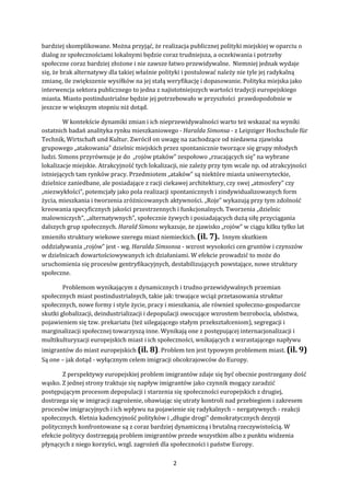 Strukturalne zmiany społeczne w europejskich miastach ...