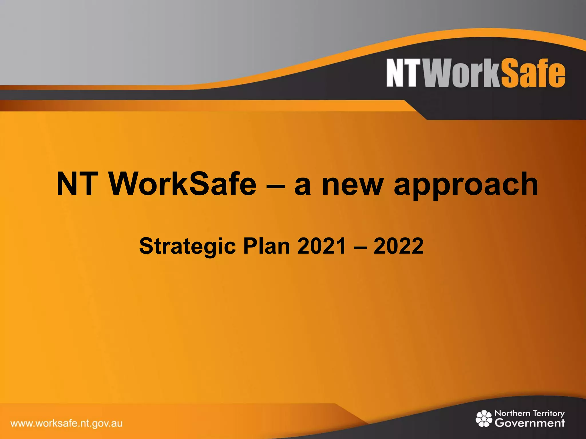 Bill Esteves Introducing the Northern Territory Work Health and Safety ...