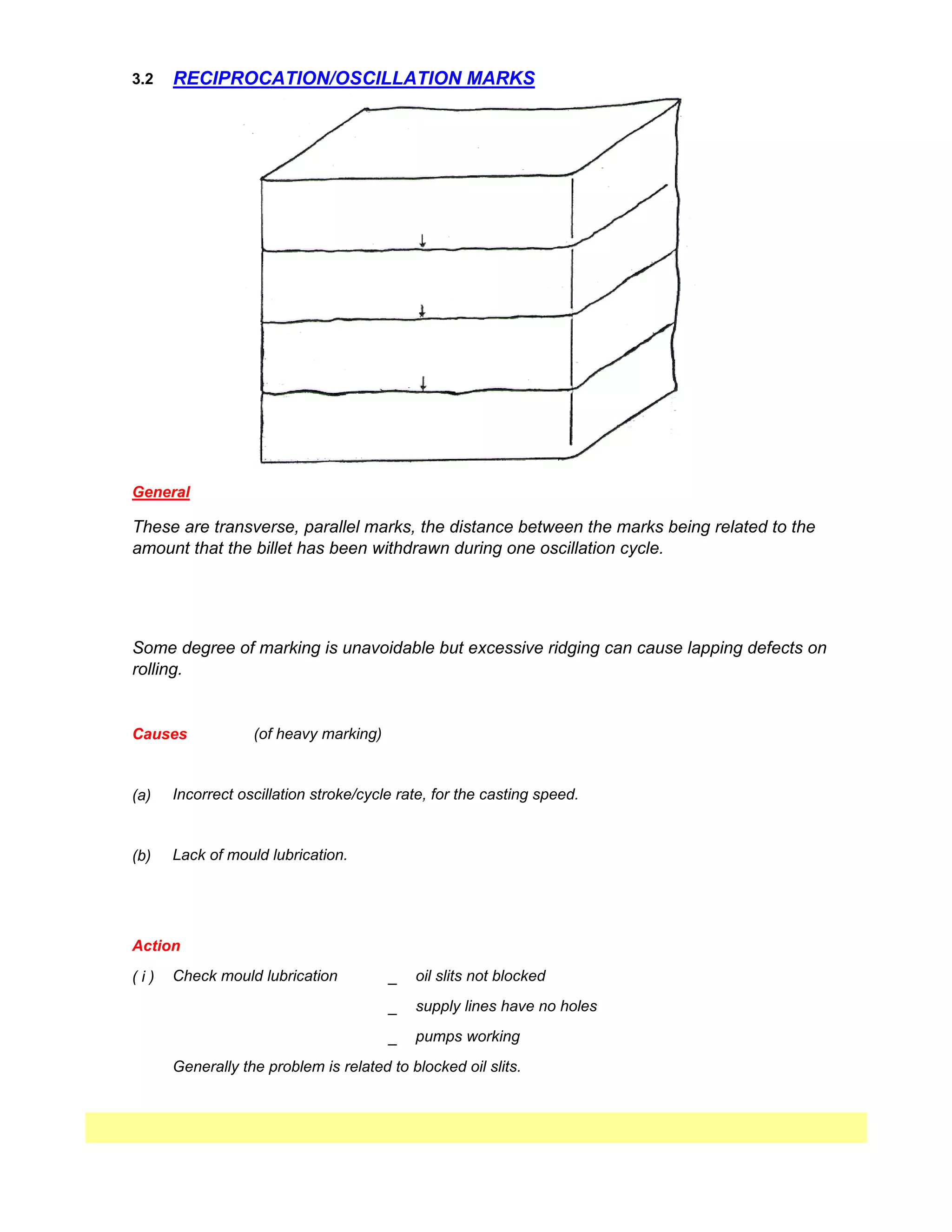 Billet defects | PDF