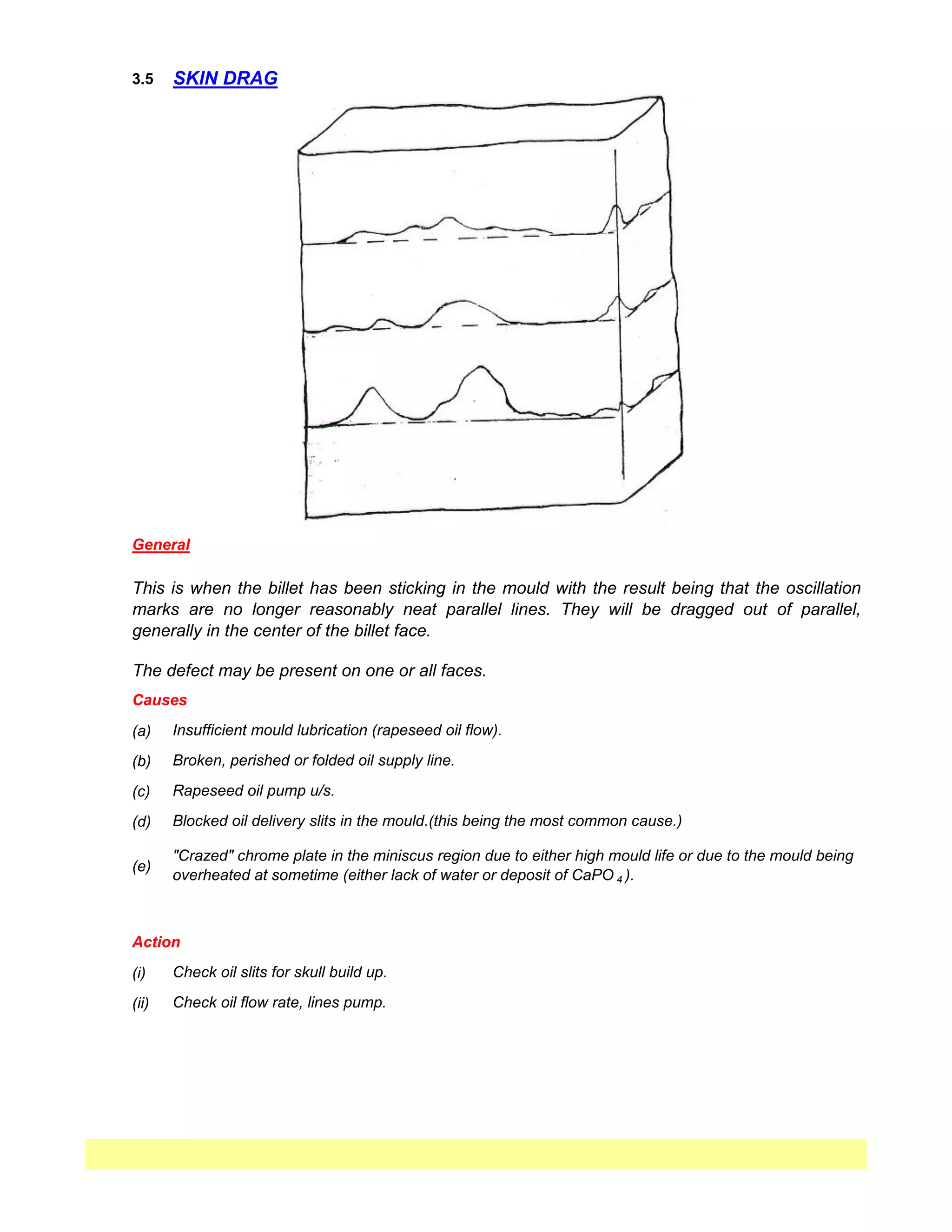 Billet defects | PDF