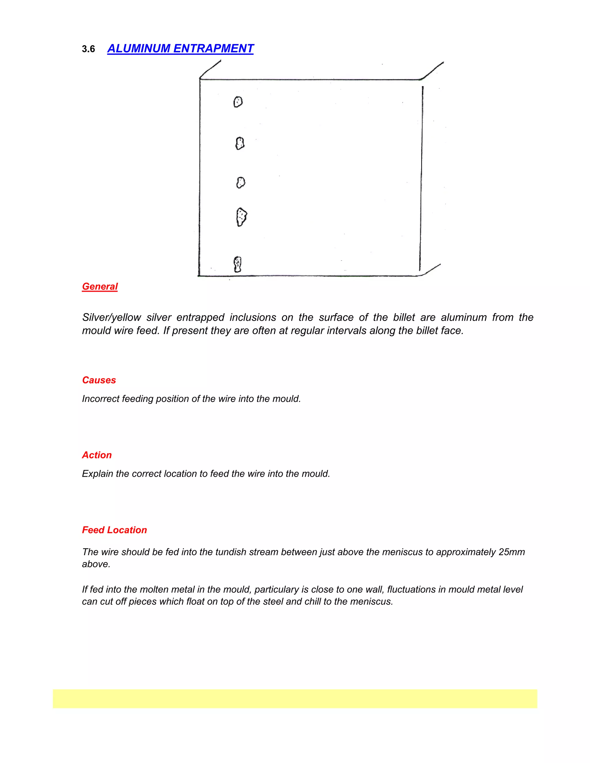 Billet defects | PDF