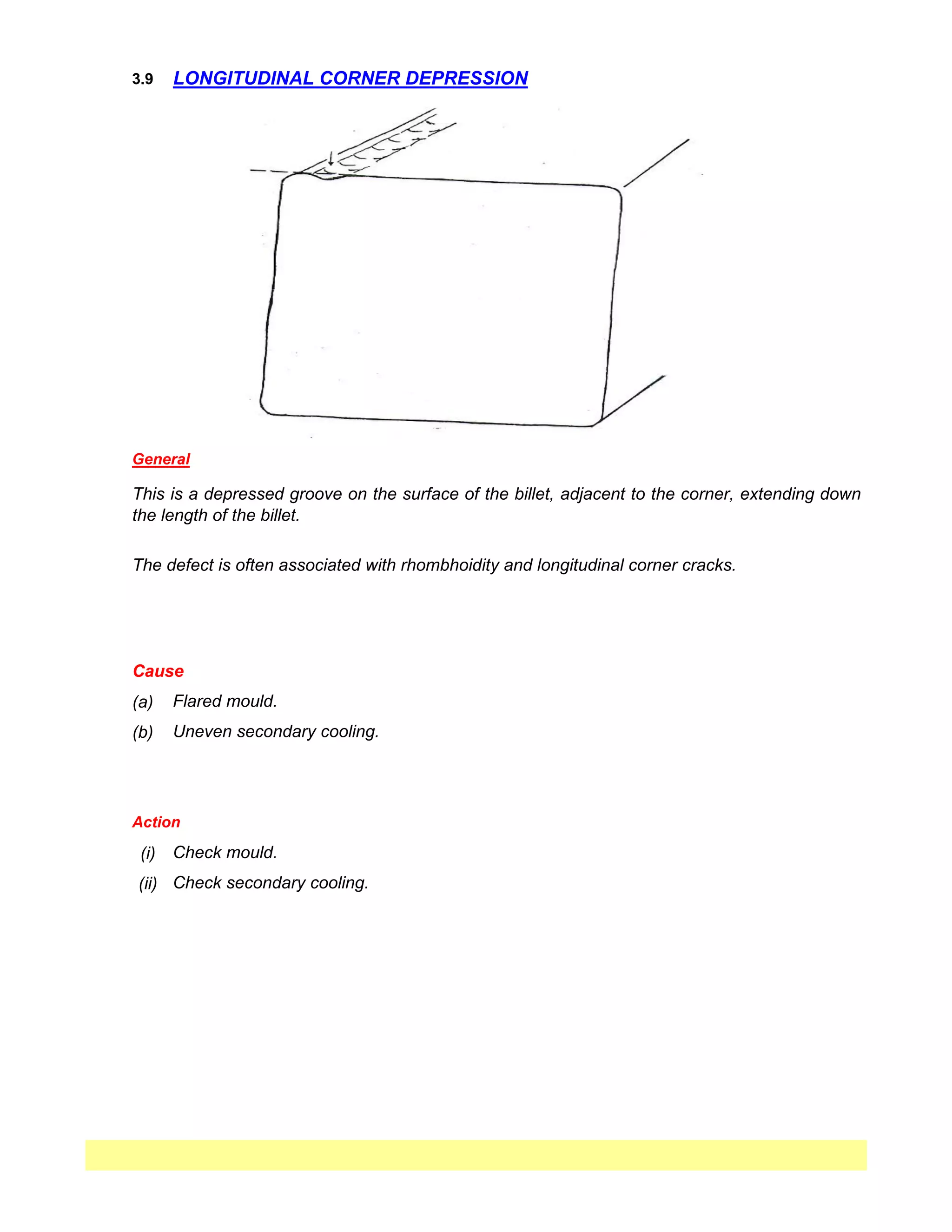 Billet defects | PDF