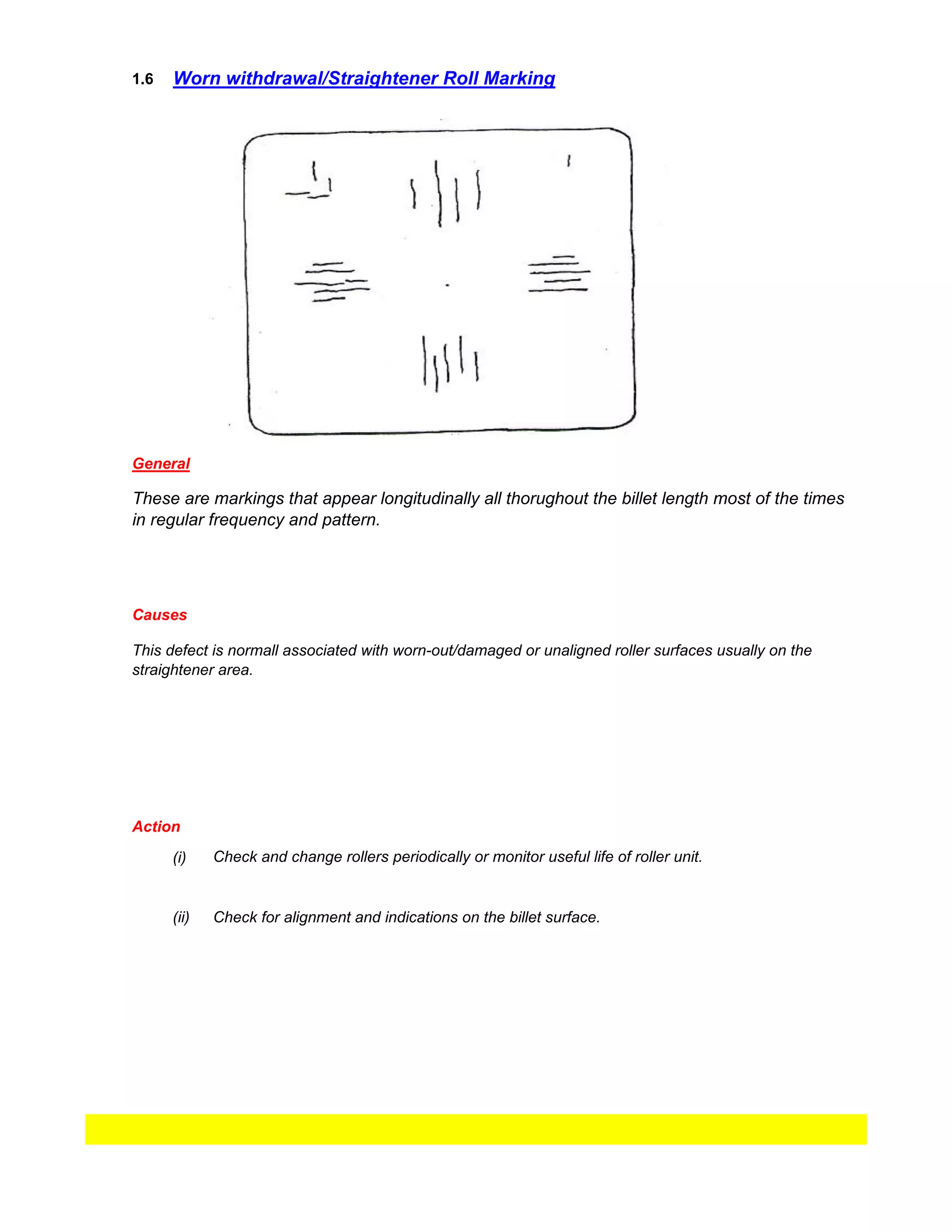 Billet defects | PDF