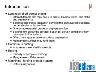 Billet defects off-corner cracks formation, prevention and evolution | PDF
