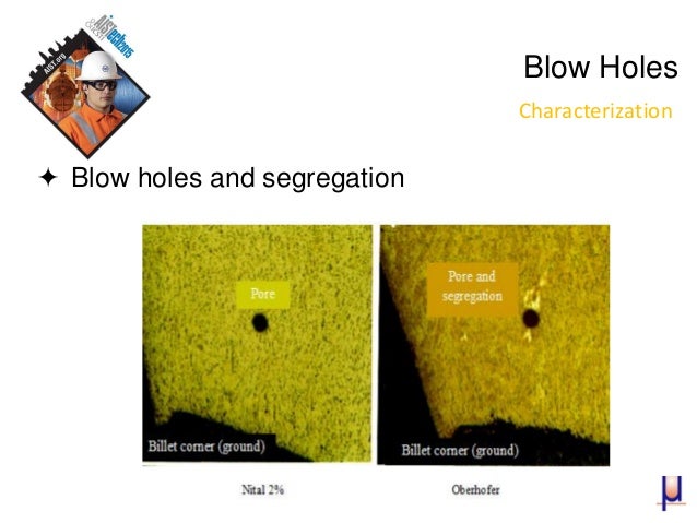 Billet defects pinhole and blowhole formation, prevention and evolu…