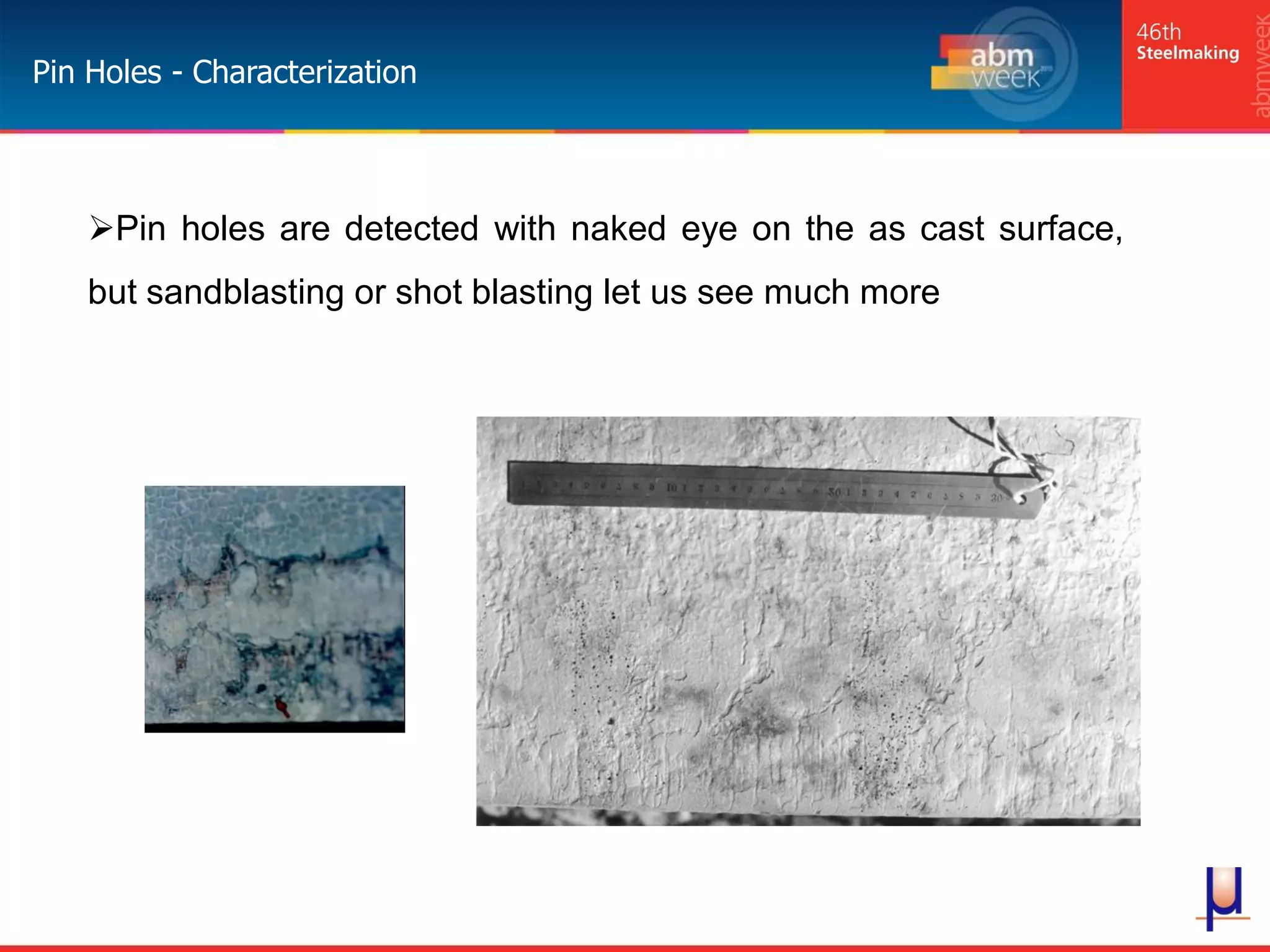 Billet defects pinhole and blowhole formation prevention and evolution ...
