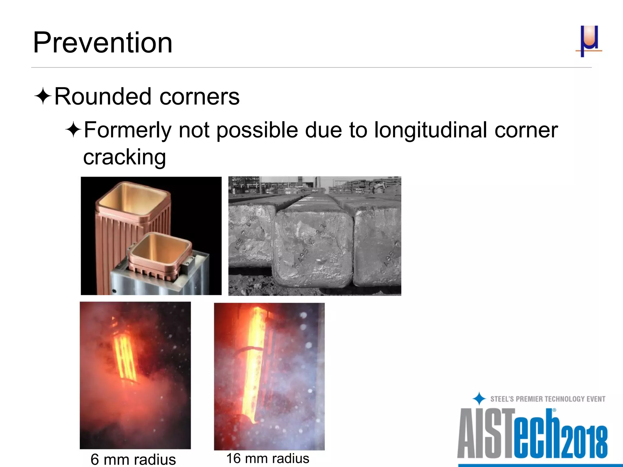 Billet defects - transverse cracking formation prevention and evolution ...