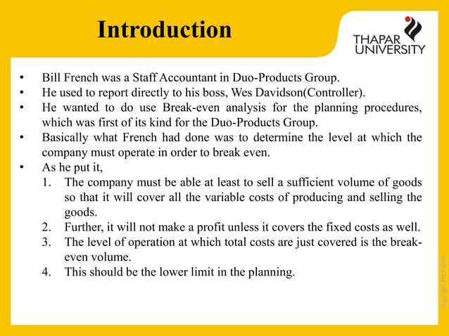 Bill french case study | PPTX