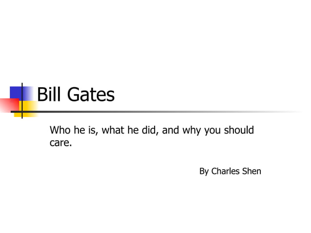 Bill Gates | PPT