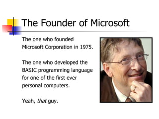 Bill Gates | PPT