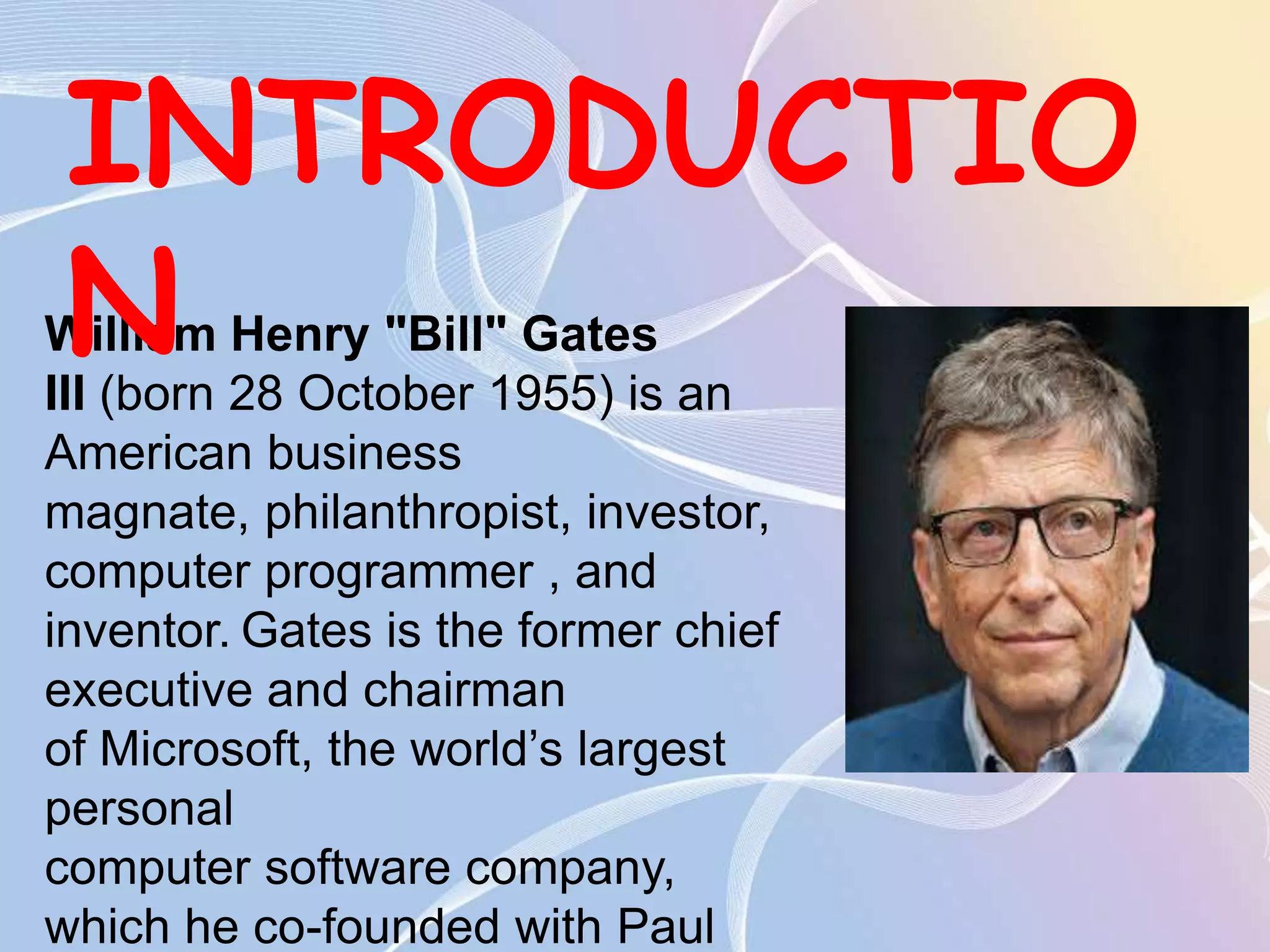 Bill gates | PPT
