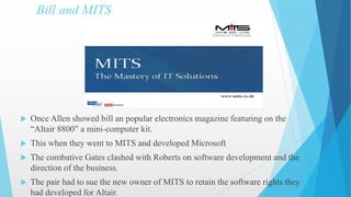 Bill gates- Founder & owner of Microsoft | PPT