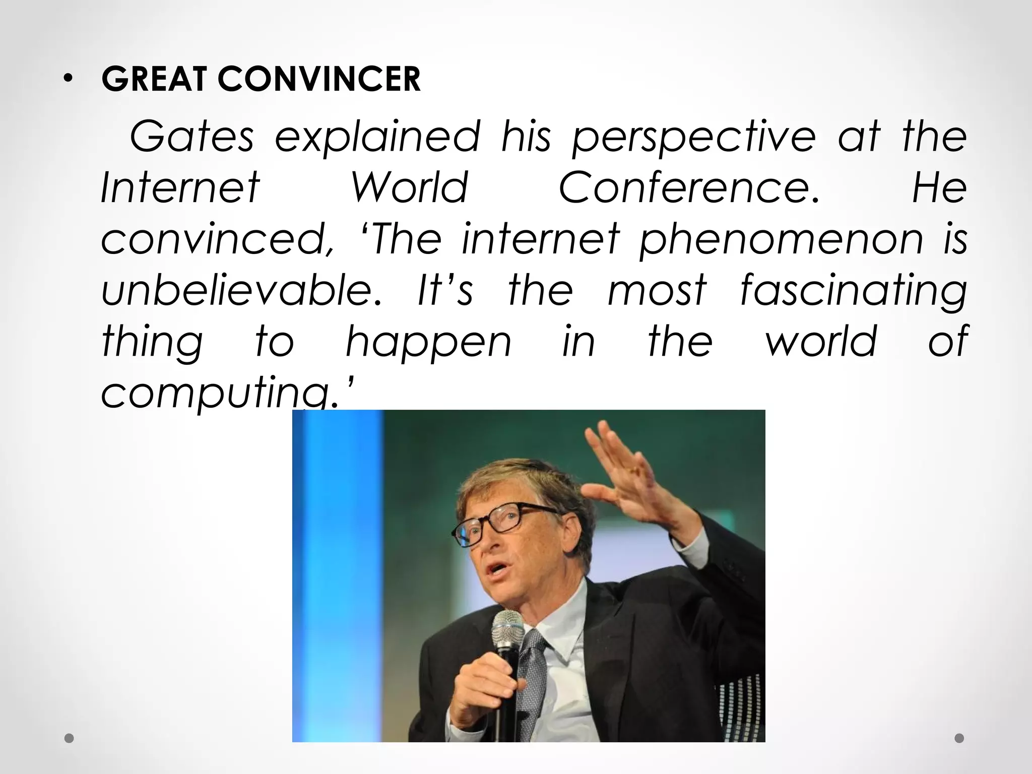 Bill gates leadership style | PPT
