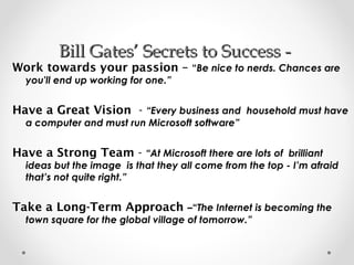 Bill gates leadership style | PPT