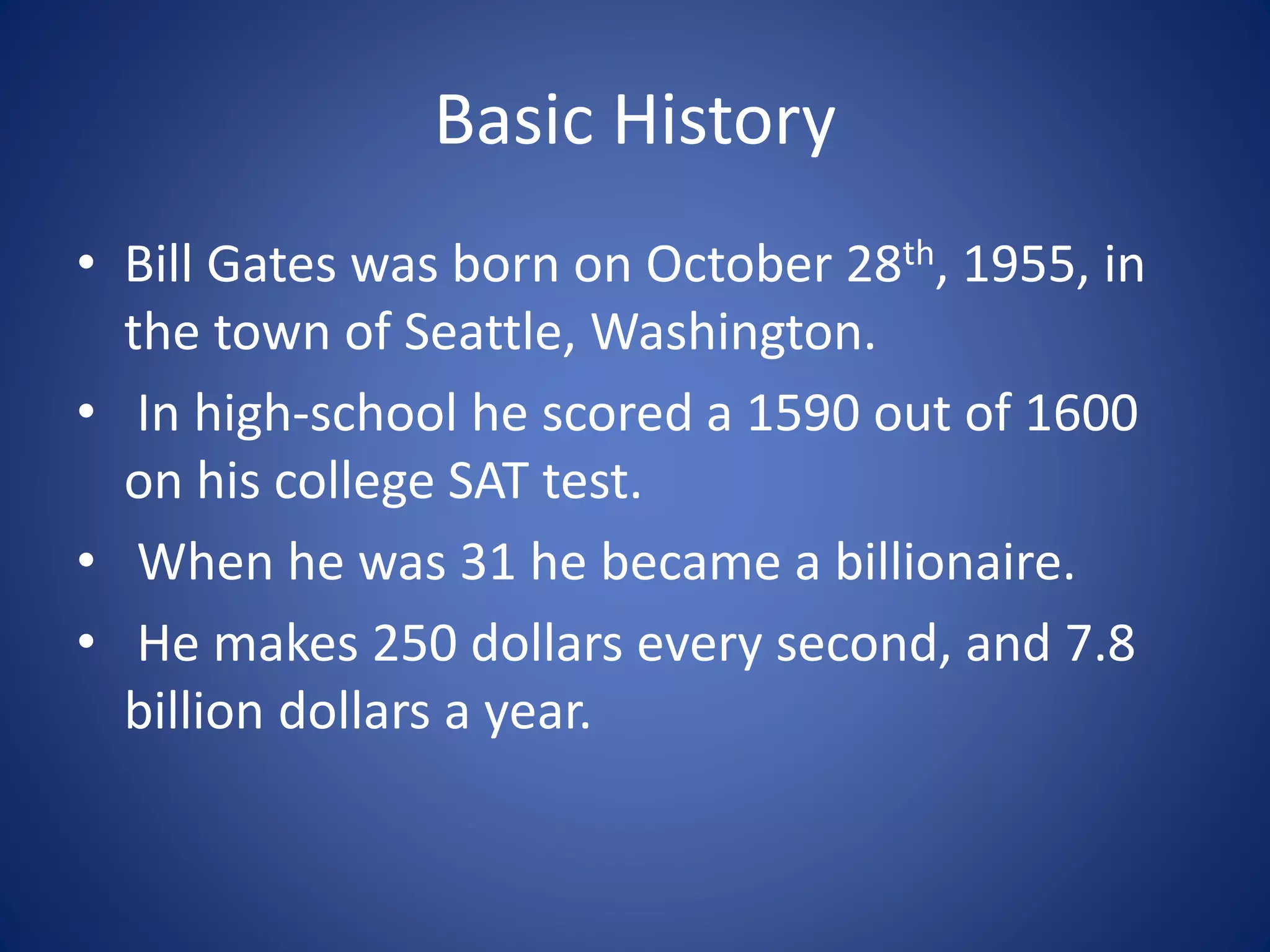 Bill gates powerpoint | PPTX