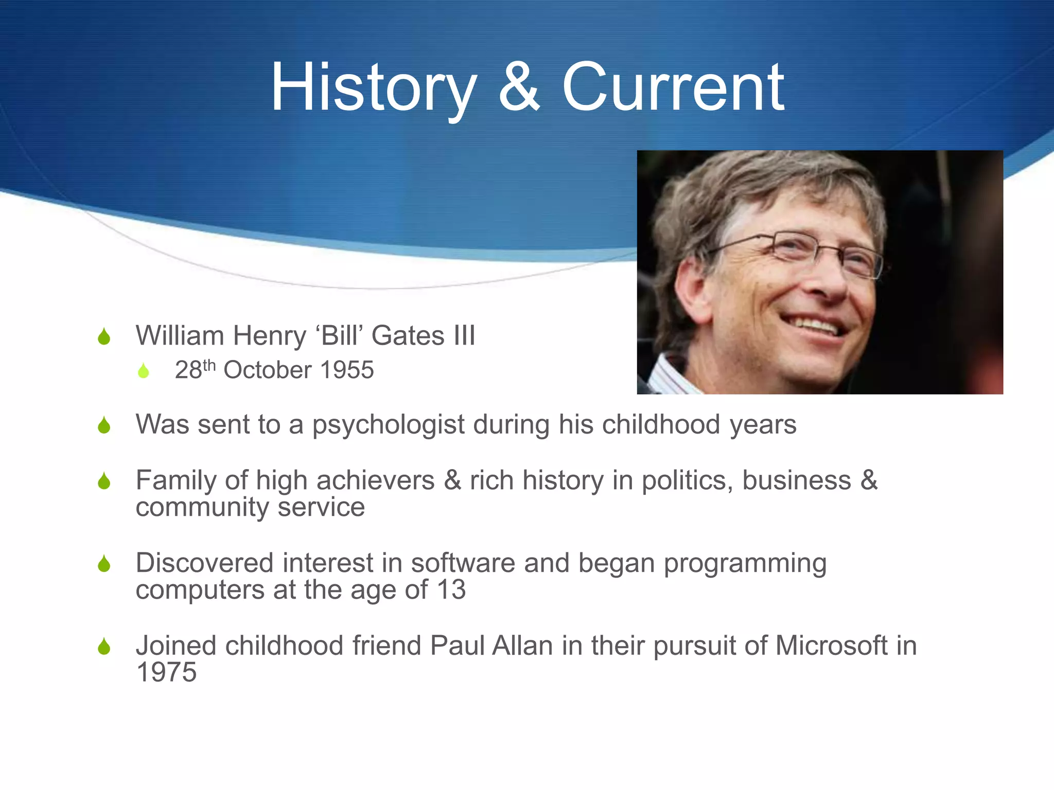 Bill gates presentation | PPTX