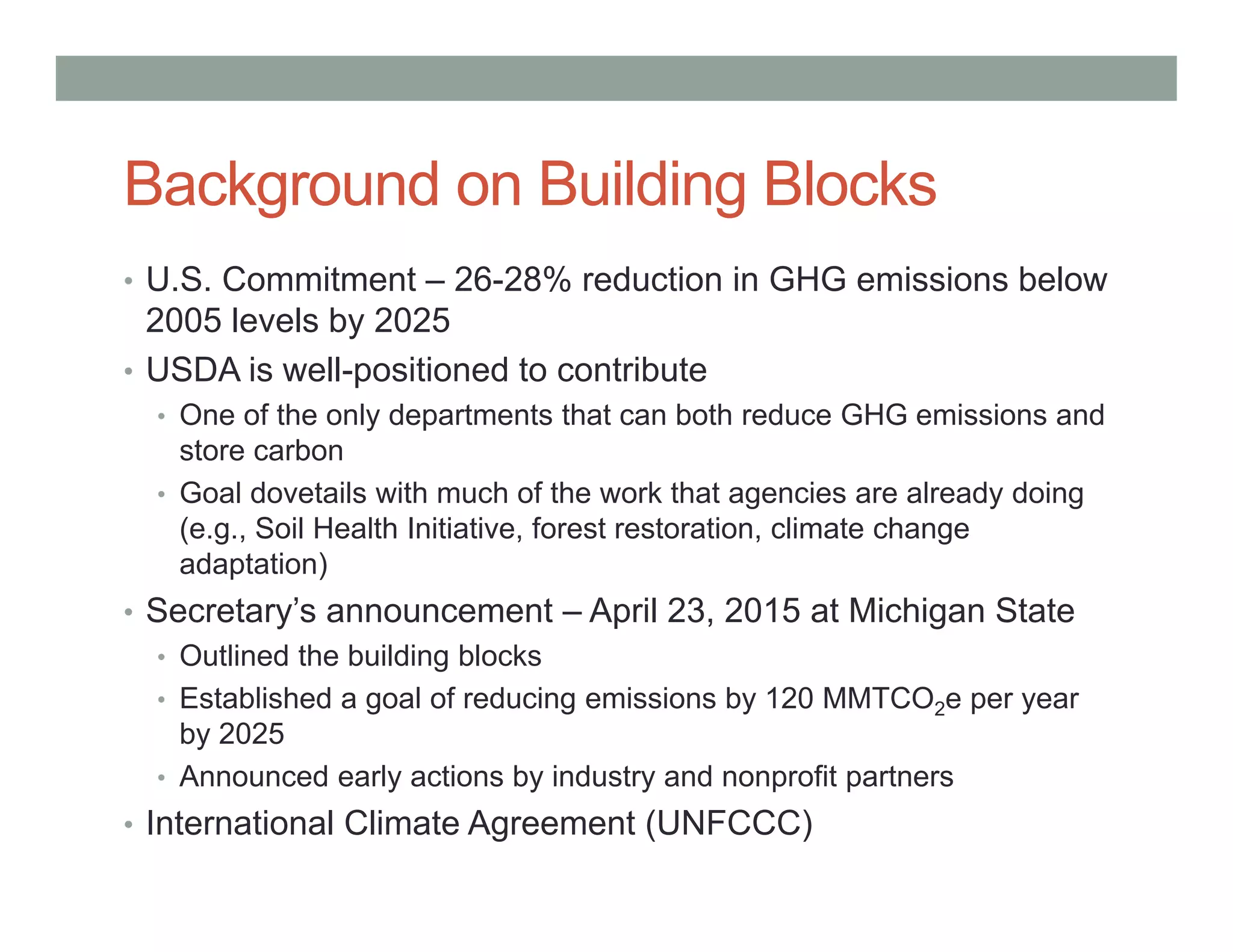 Bill Hohenstein, Director, Climate Change Program Office, United State ...