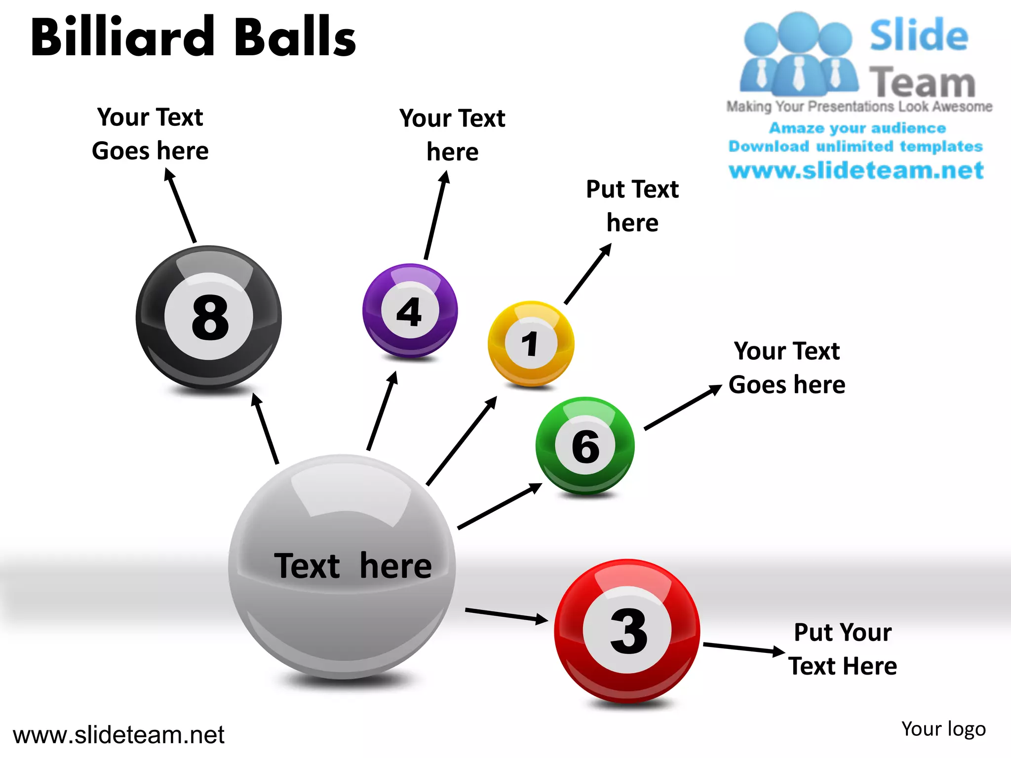 Billiard balls powerpoint ppt templates. | PDF | Snooker/Pool/Billiards ...