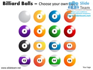 Billiard balls powerpoint ppt templates. | PDF | Snooker/Pool/Billiards ...