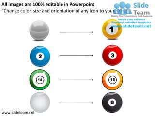 Billiard balls powerpoint ppt templates. | PDF | Snooker/Pool/Billiards ...