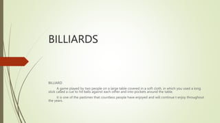 BILLIARDS.pptx