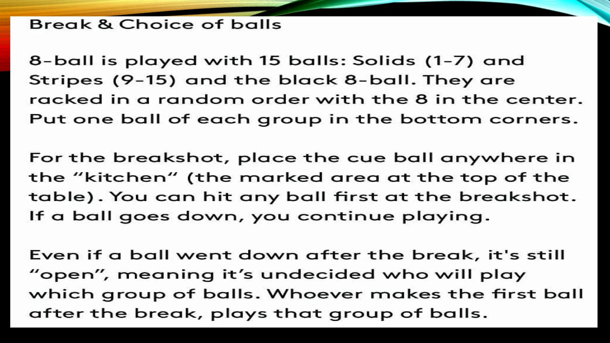 Billiards presentation basic rules .pptx