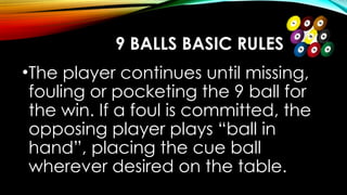 Billiards presentation basic rules .pptx