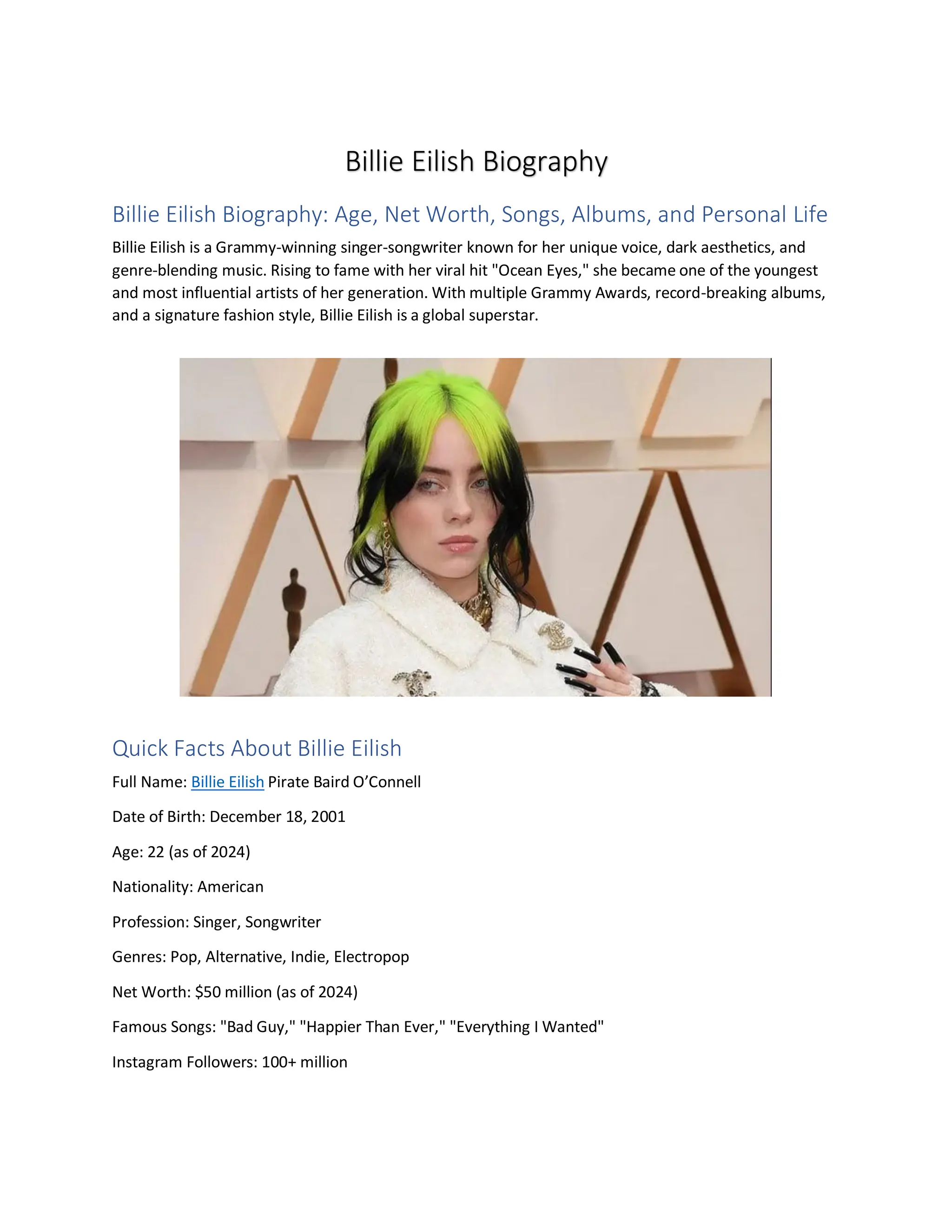 Billie Eilish Biography The Celeb Post.pdf