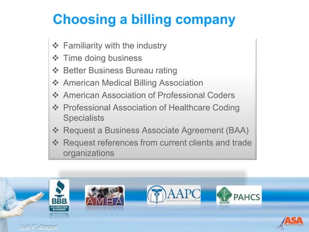 Billing and Reimbursement for Surgical Assistants - How to start