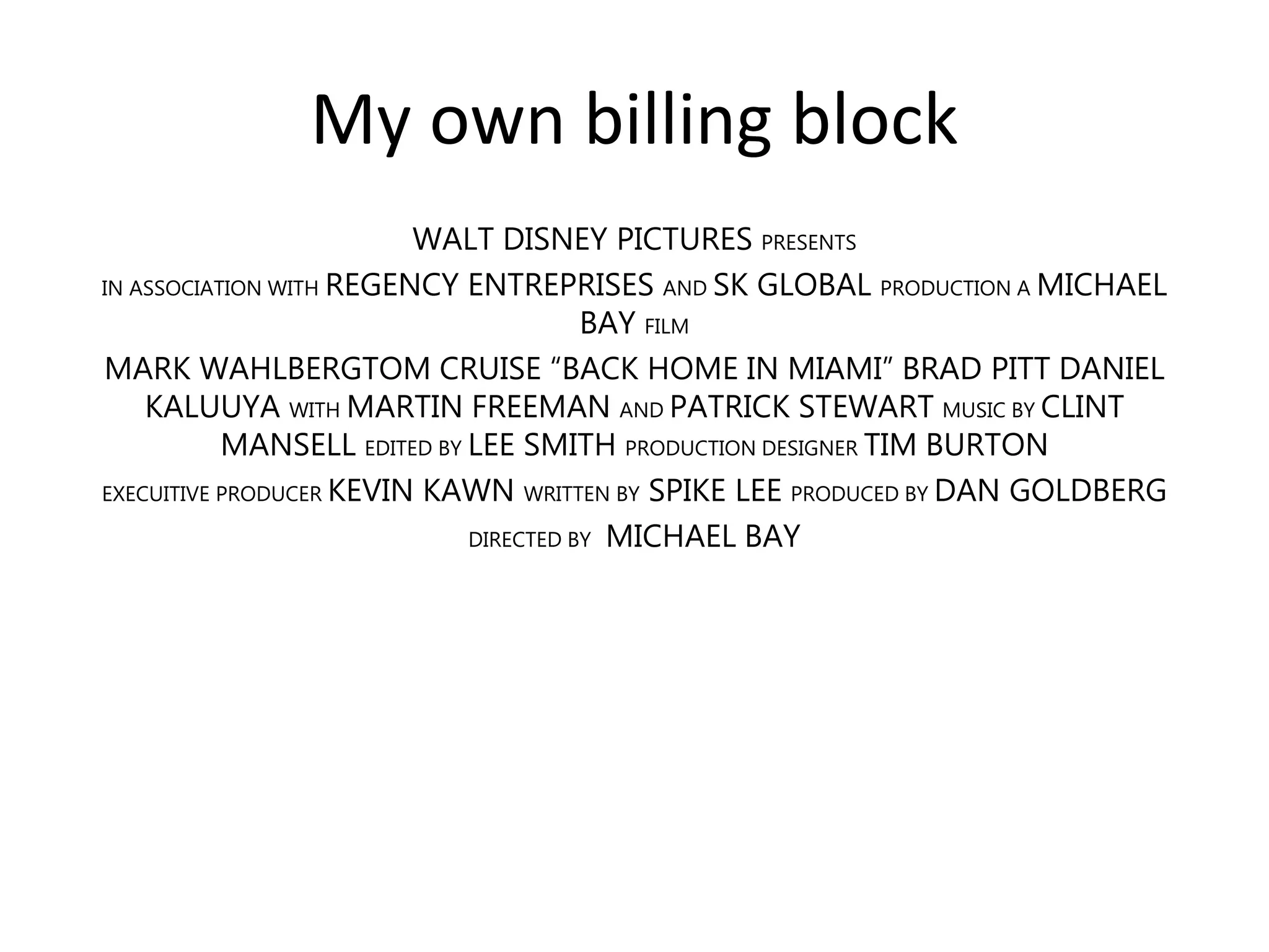 Billing block research | PPTX