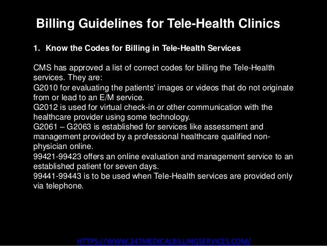 Billing Guidelines for Tele-Health Clinics.pdf
