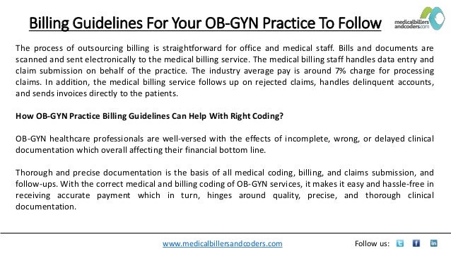 Billing Guidelines For Your OB-GYN Practice To Follow | PPT