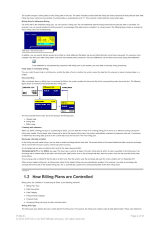 Billing plan sap help | PDF