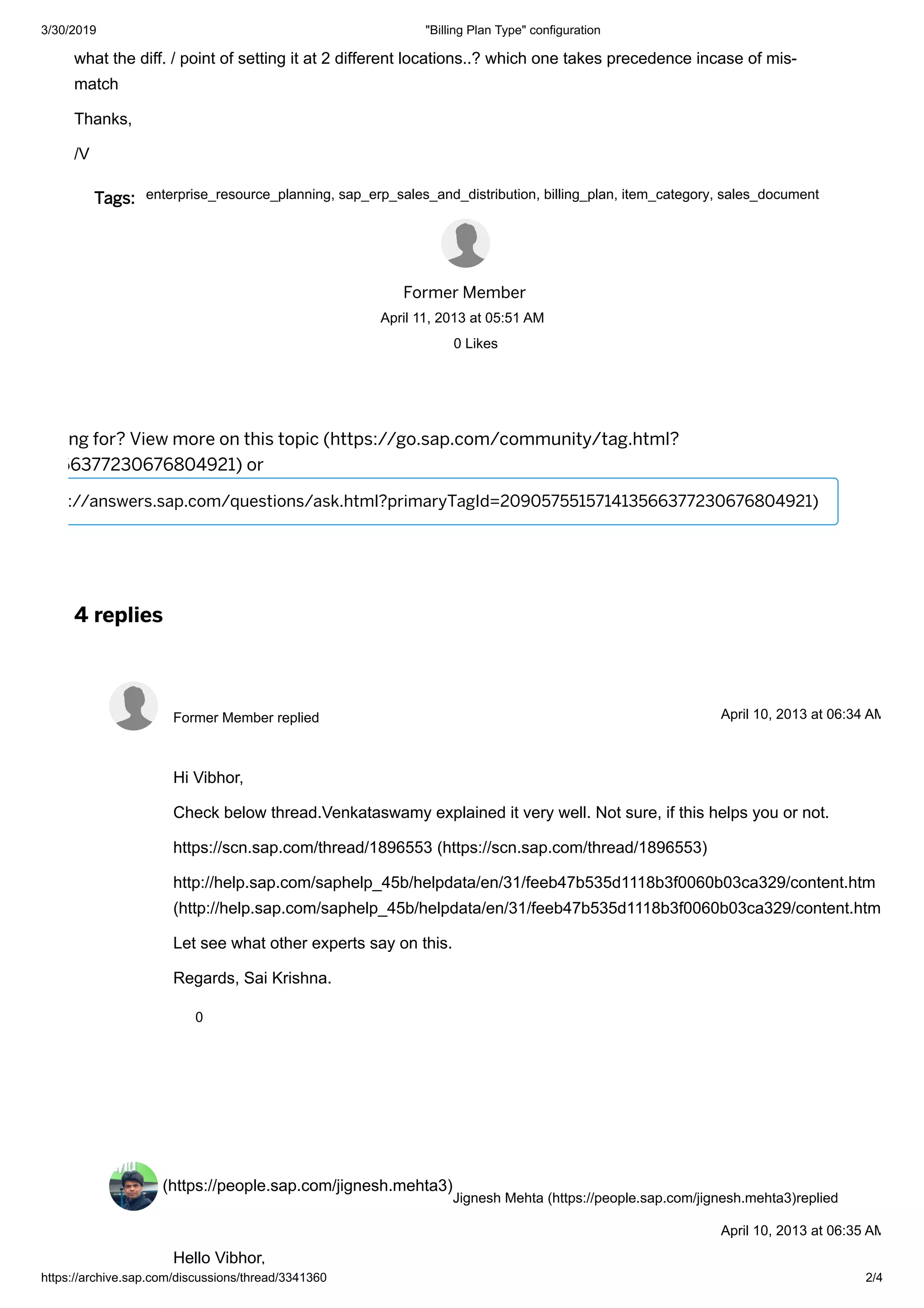 Billing plan type configuration | PDF