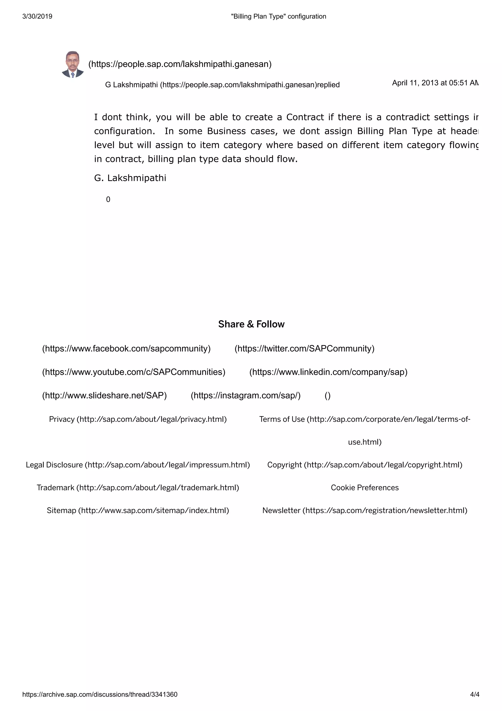 Billing plan type configuration | PDF