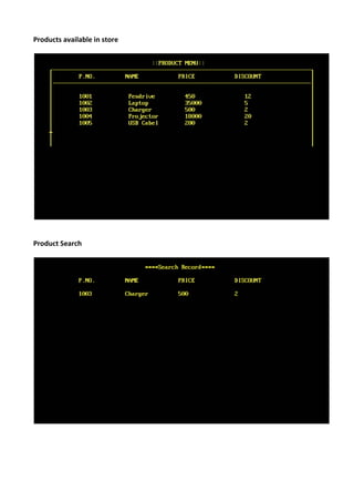 Billing software By Harsh Mathur | PDF