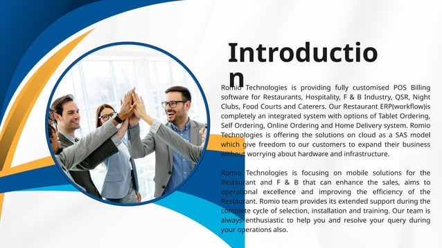 Billing Software For Restaurant - Romio Technologies.pptx
