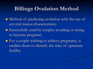 Billings Ovulation Method.ppt