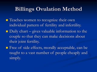 Billings Ovulation Method.ppt